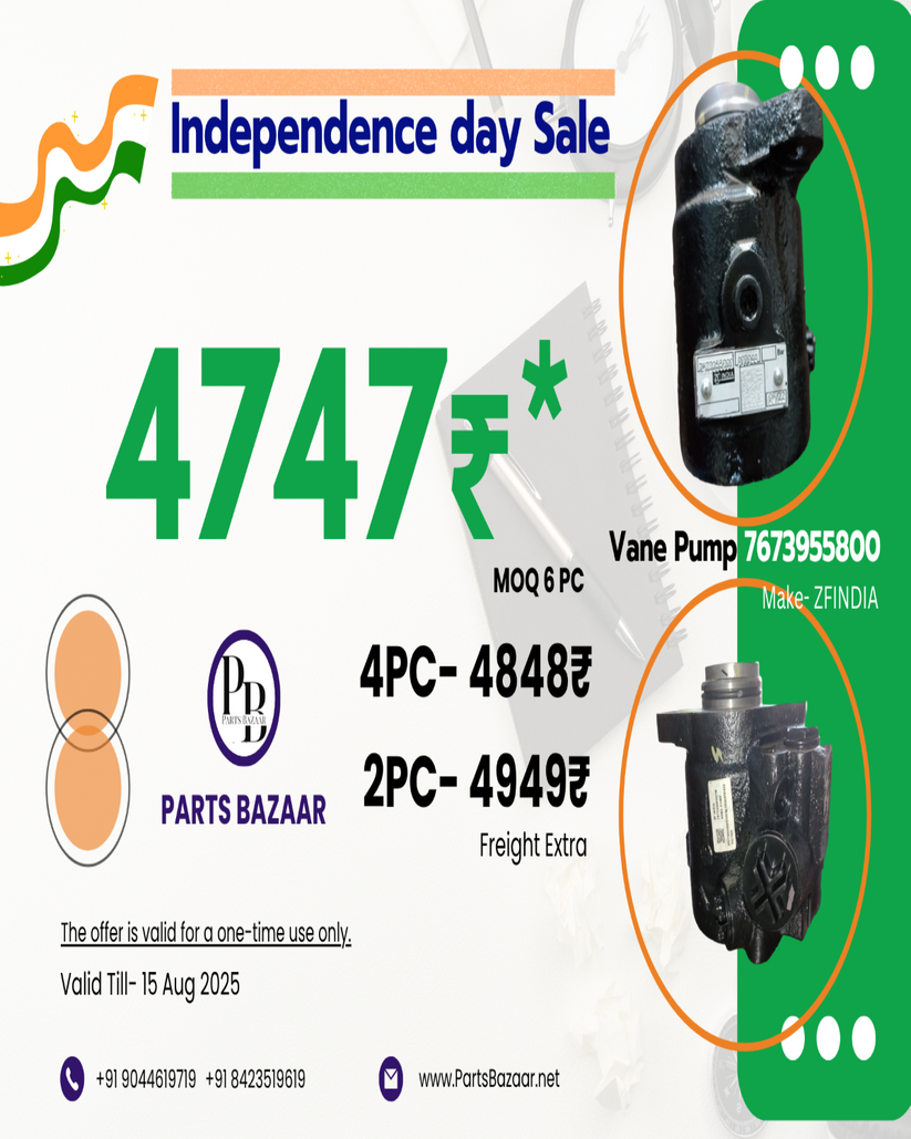 OFFER ON VANE PUMP 7673955800 for TC 2515/2518/3118 OEM NO 27544660010 ...